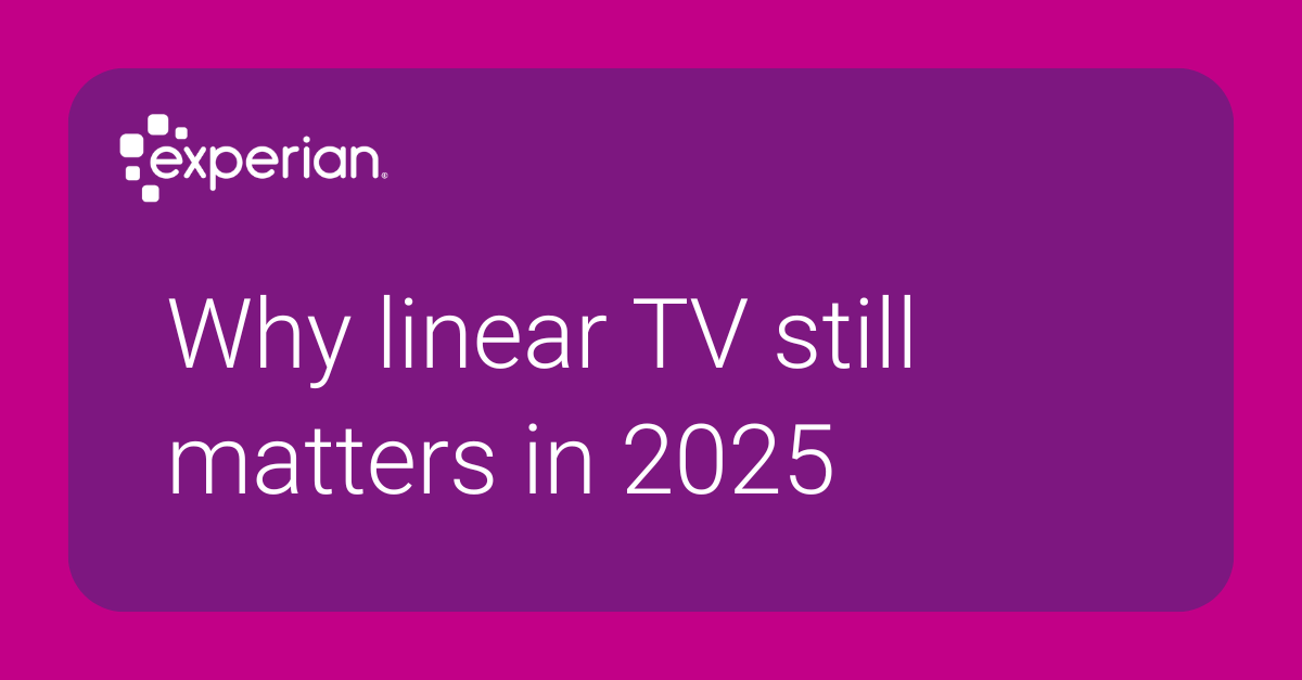 Linear TV Advertising | Experian Marketing
