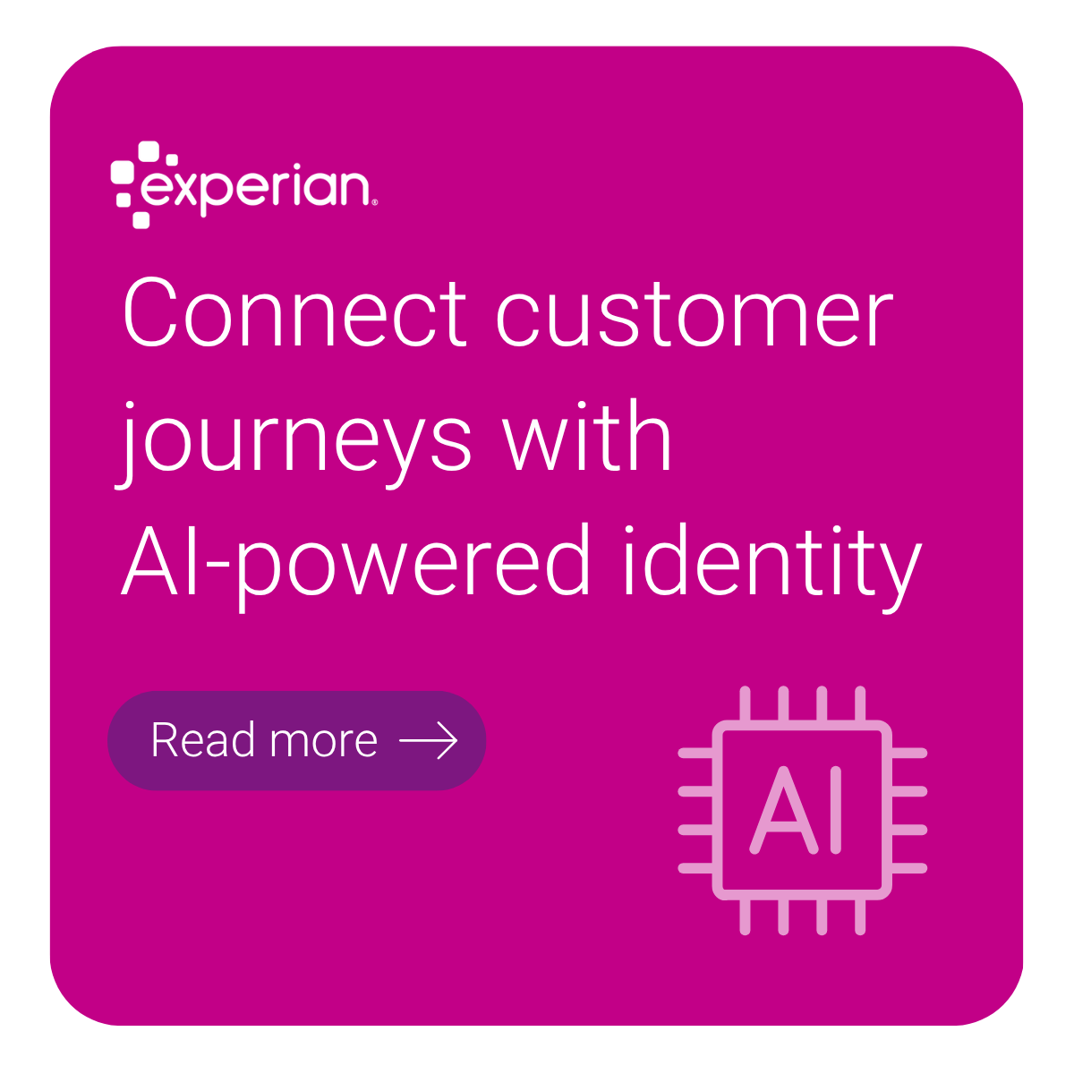 AI-powered identity resolution | Experian Marketing Services