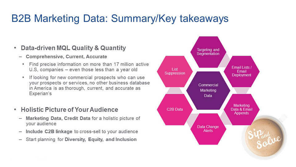 Webinar: Optimizing B2B Marketing Data