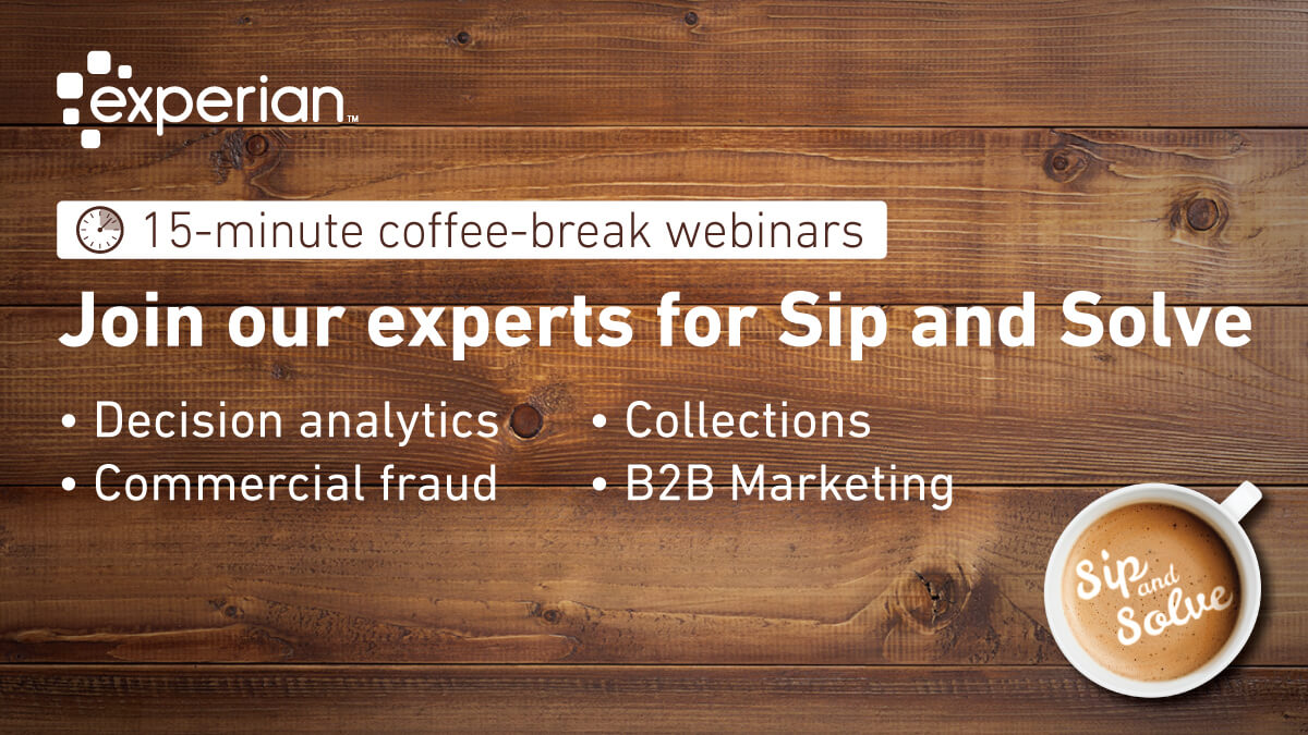 Sip and Solve at Experian