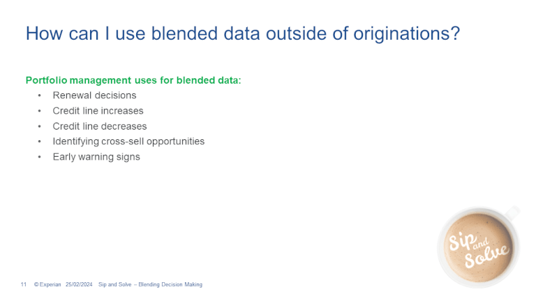 Webinar: Sip and Solve Blended Data for Analysis