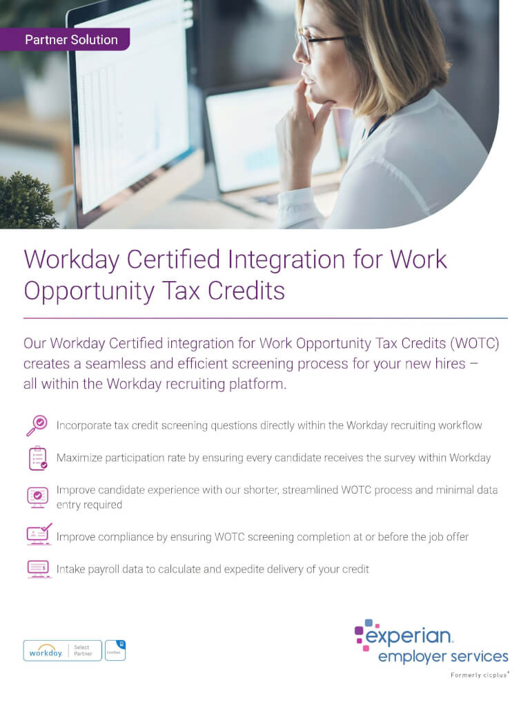 Workday | Partners | Experian Employer Services