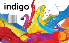 Indigo® Rewards Mastercard® - $1000 Credit Limit - Experian
